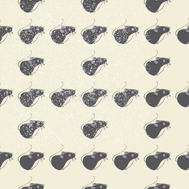 Seamless Pattern with Black Micetexture5 7568, Modern Stylish Image ...