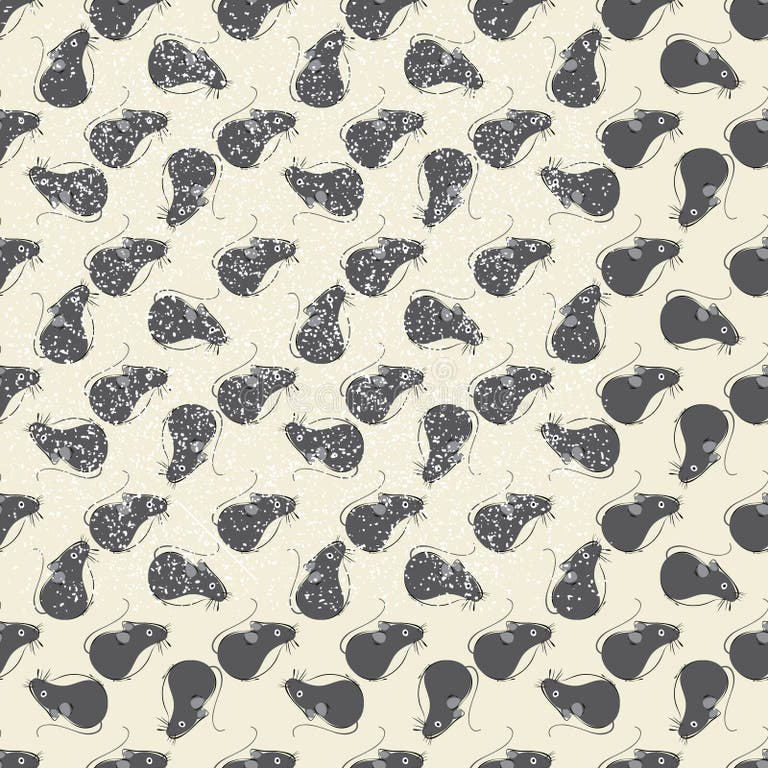 Seamless Pattern with Black Micetexture7 7570, Modern Stylish Image ...