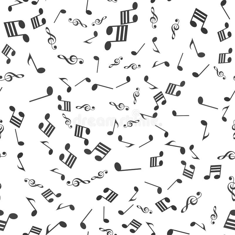 Seamless Pattern Music Notes Background Stock Illustrations – 3,677 ...