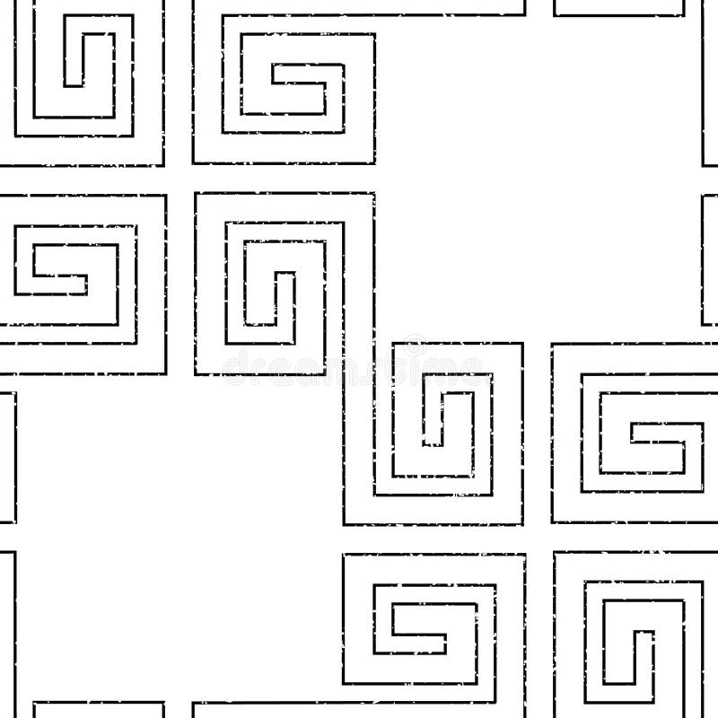 Seamless Pattern with Black Outline Geometric Forms Texture 7 7997 ...