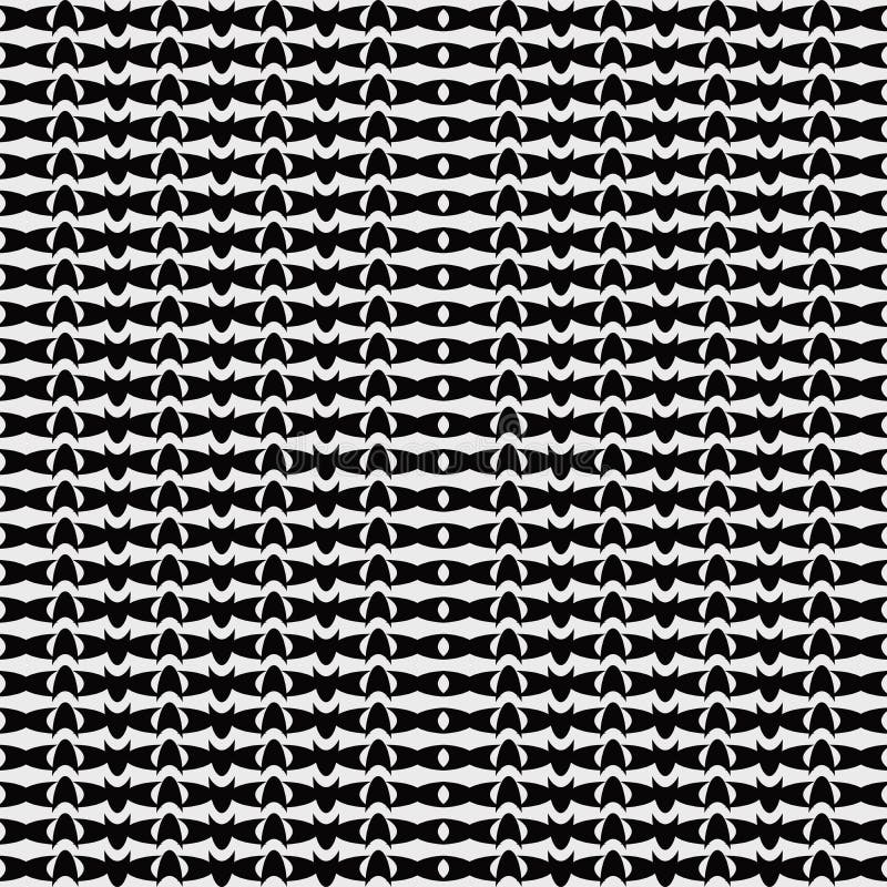 Geoemtric Black Oval Shape Pattern Stock Illustration - Illustration of ...