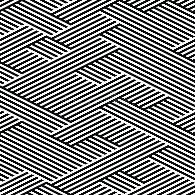 Seamless Pattern with Black Segments Stock Vector - Illustration of ...