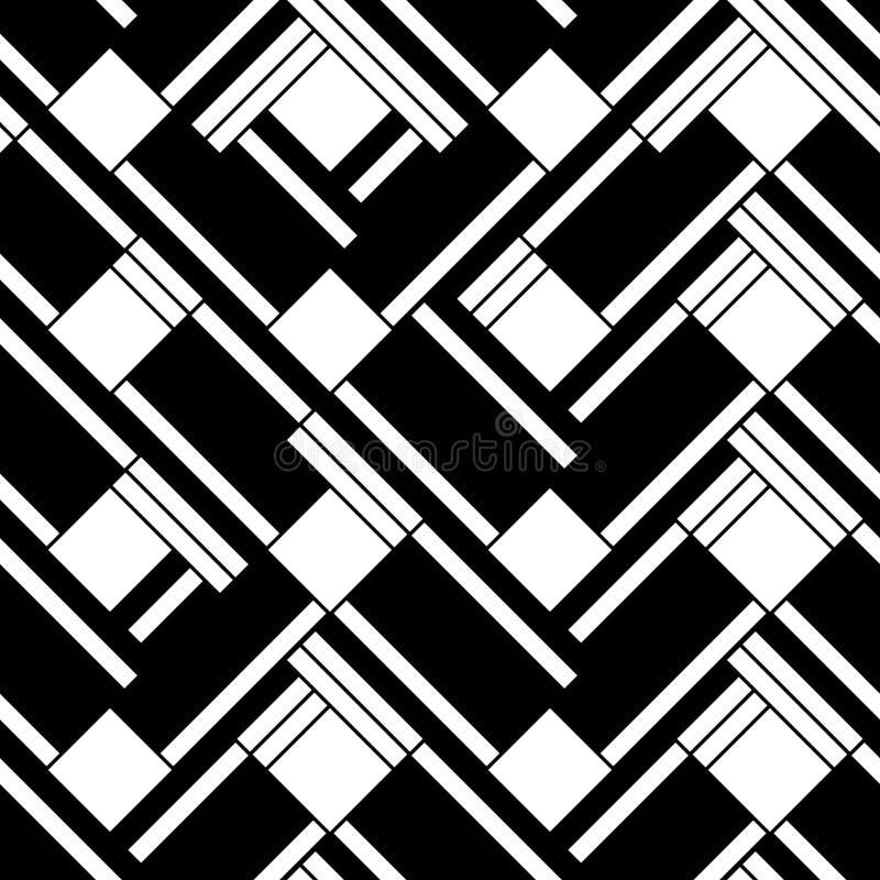Seamless Pattern with Black Slanting Stripes (2), Modern Stylish Image ...