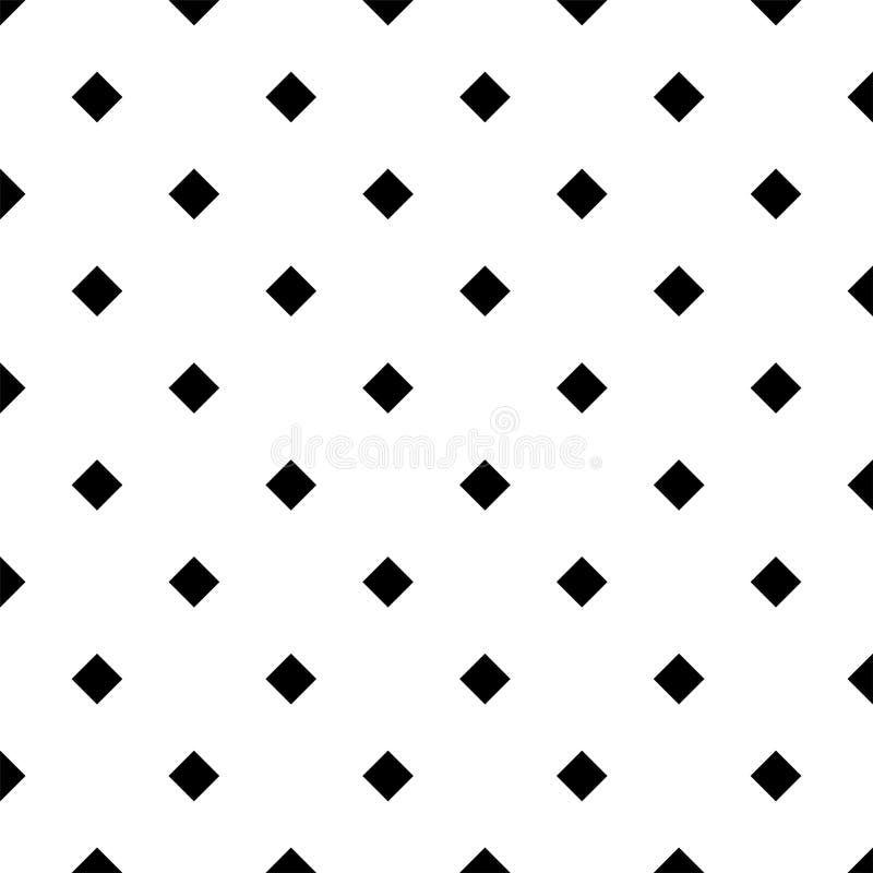 Seamless Pattern Black Square, EPS 10 Stock Illustration - Illustration ...