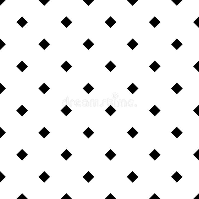 Seamless Pattern Black Square, EPS 10 Stock Vector - Illustration of ...