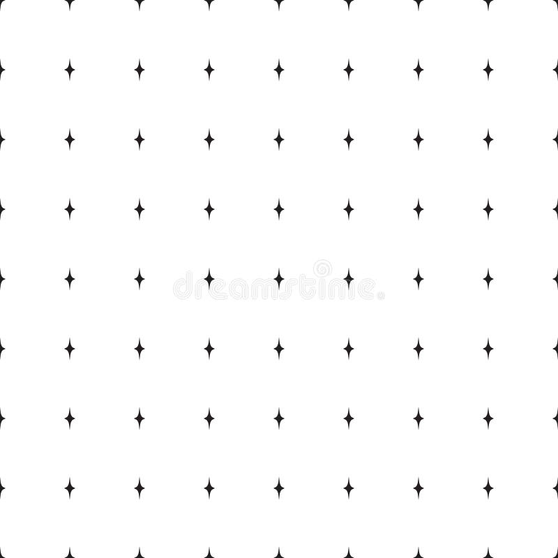 Seamless Pattern with Black Stars. Tile Texture Stock Vector ...
