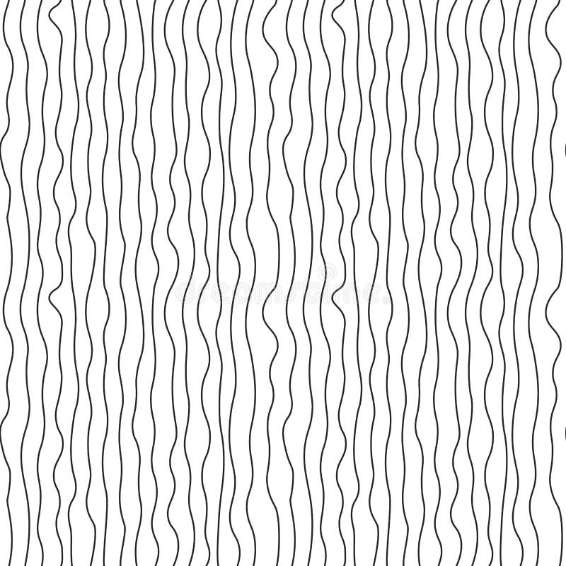 Seamless Pattern with Black Wave. Repeat Vertical Stock Vector ...