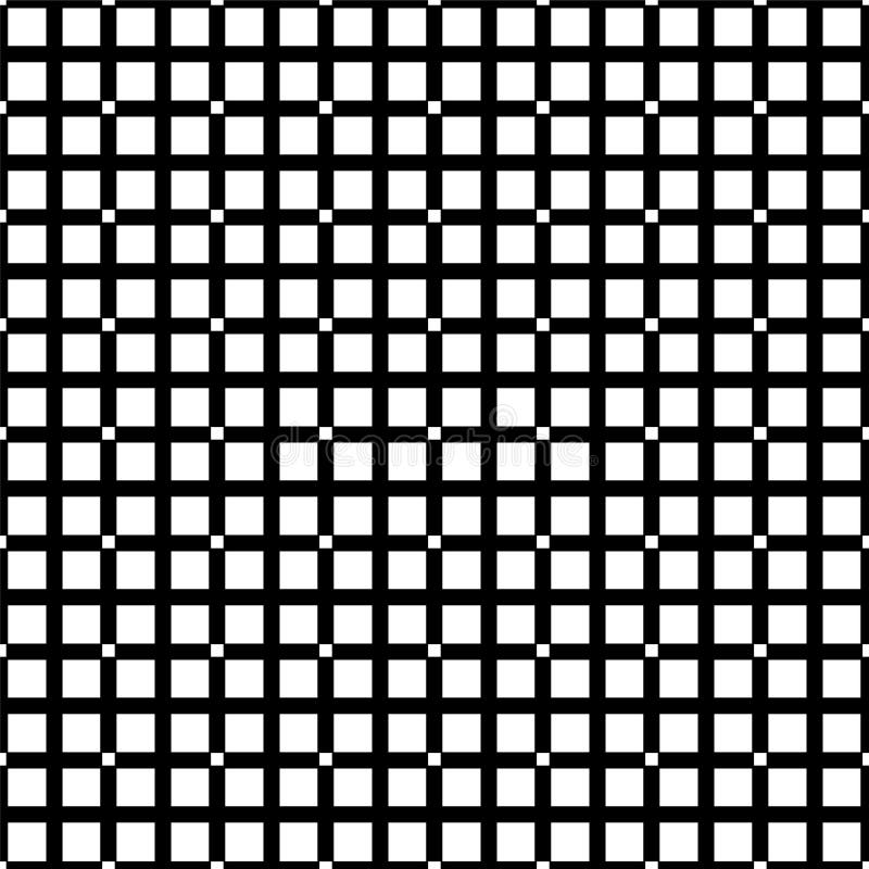 Seamless Pattern. Black on White Cage Stock Vector - Illustration of ...