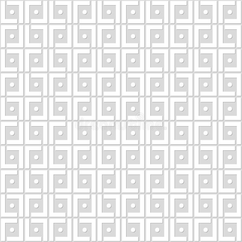 Seamless Pattern of Blocks and Dots. Stock Vector - Illustration of ...