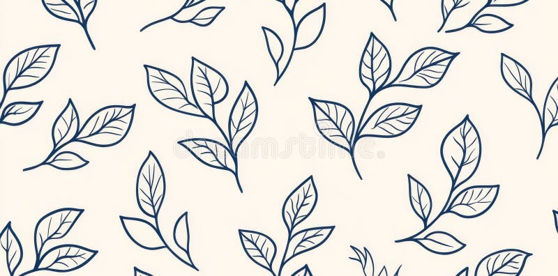 A Seamless Pattern of Blooming, Stylized Meadow Flowers. an Abstract ...