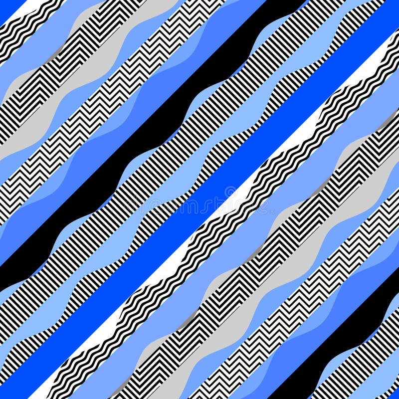 Geometric Pattern in a Patchwork Collage Style. Stock Vector ...