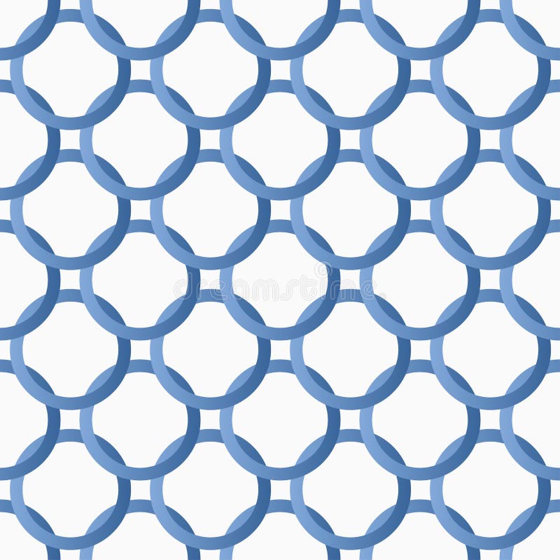 Seamless Pattern with Blue Gradient Rings Stock Vector - Illustration ...