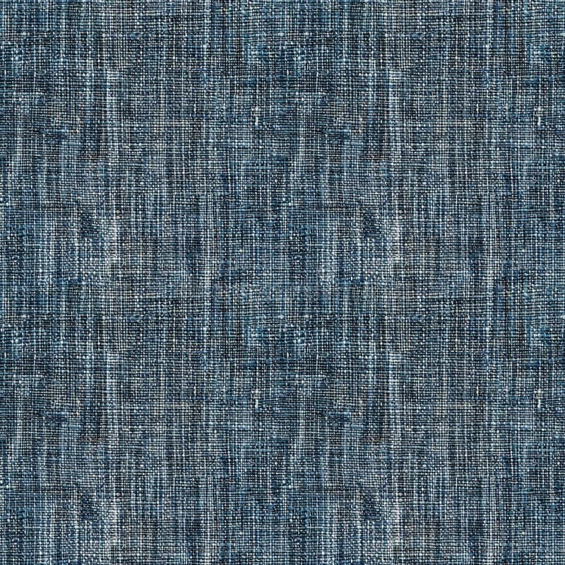 Seamless Pattern with Blue Linen Fabric Texture. Stock Illustration ...
