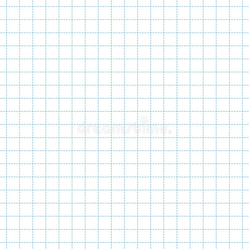 Seamless Pattern of Blue Mathematical Square Cells from Dashed Lines ...
