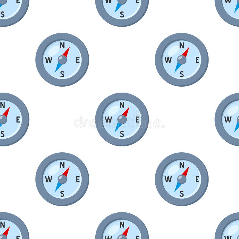 Nautical Seamless Patterns stock vector. Illustration of object - 28110971