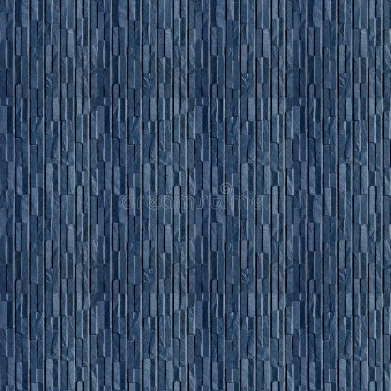 Seamles Pattern of Stone Blue Wall Panels Stock Image - Image of design ...