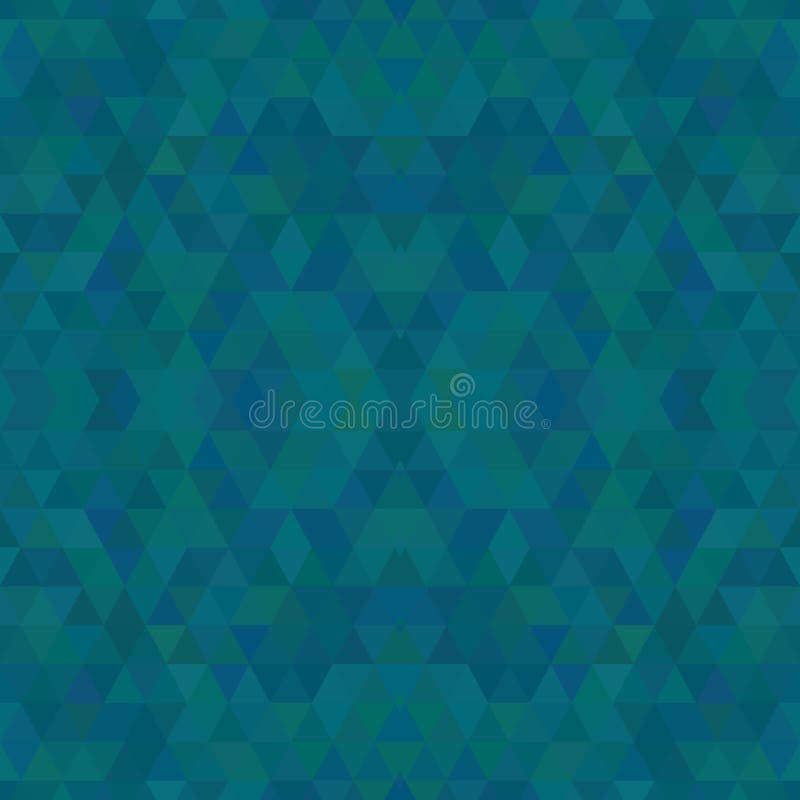 Seamless Pattern of Blue Triangles. Vector Illustration. Stock Vector ...