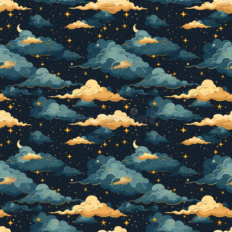 Night Sky Pattern Fabric Stock Illustrations – 14,647 Night Sky Pattern ...