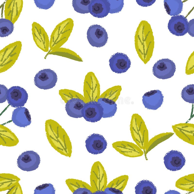 Blueberries, Vintage Botanical Card Illustration, White Background ...