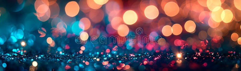 Seamless Pattern with Bokeh Lights Forming a Mesmerizing and Repeating ...