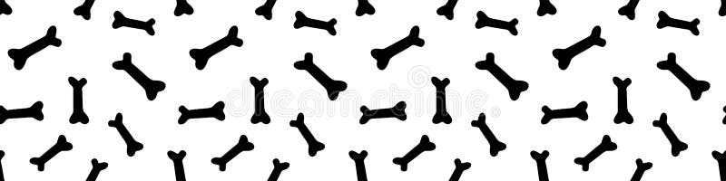 Seamless Pattern with Bones. Background and Texture in Flat Style Stock ...