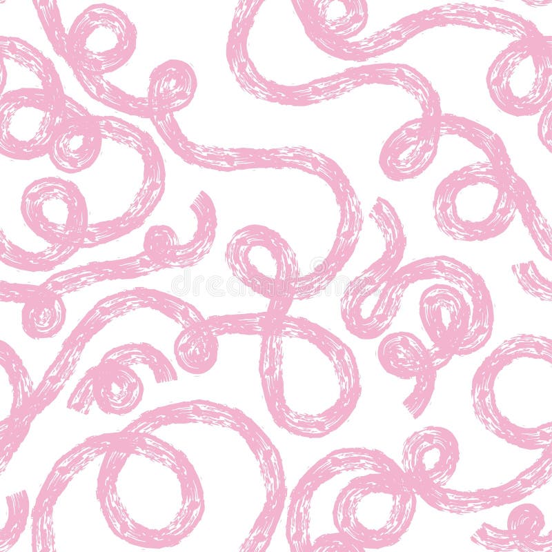 Seamless Pattern of Bright Colorful Abstract Squiggles Print ...