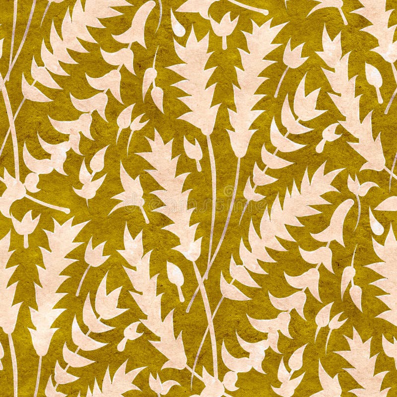 Seamless Pattern with Bright Spring Flowers Stock Illustration ...