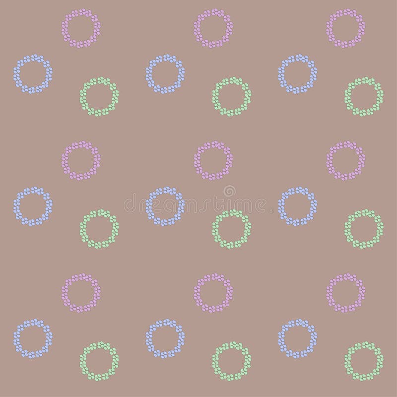 Seamless Pattern Brown Azure Abstraction Stock Vector - Illustration of ...