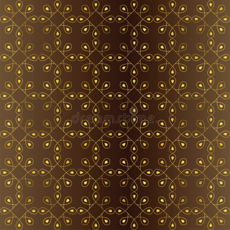 Seamless Pattern of Brown and Gold Tones.Vector Illustration Stock ...