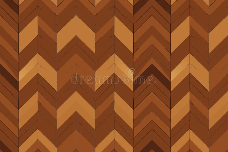 Seamless Pattern with Brown Zigzag Stock Illustration - Illustration of ...