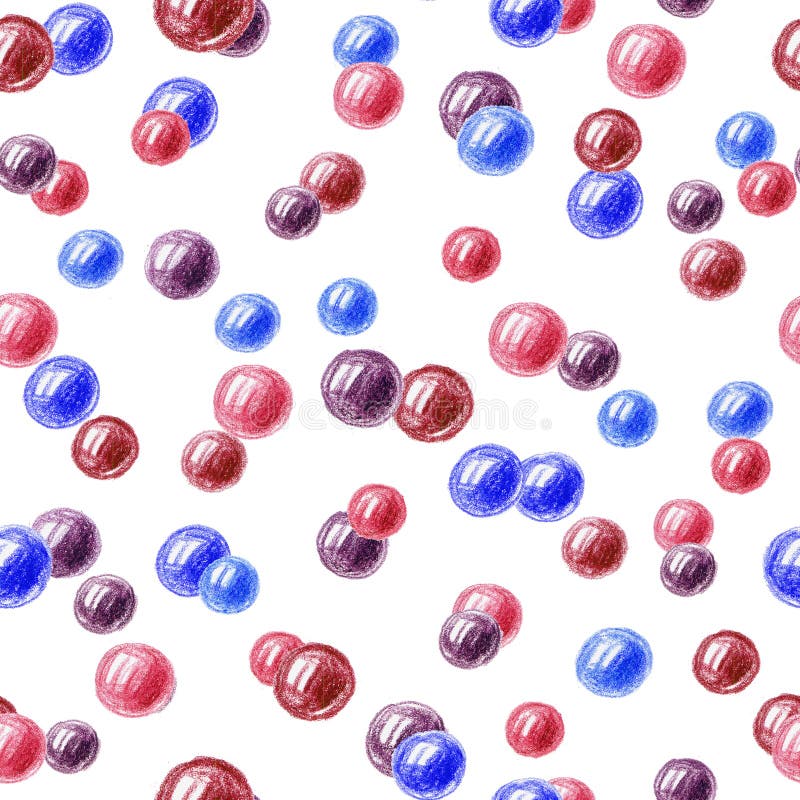 Seamless Pattern with Bubbles Stock Illustration - Illustration of ...