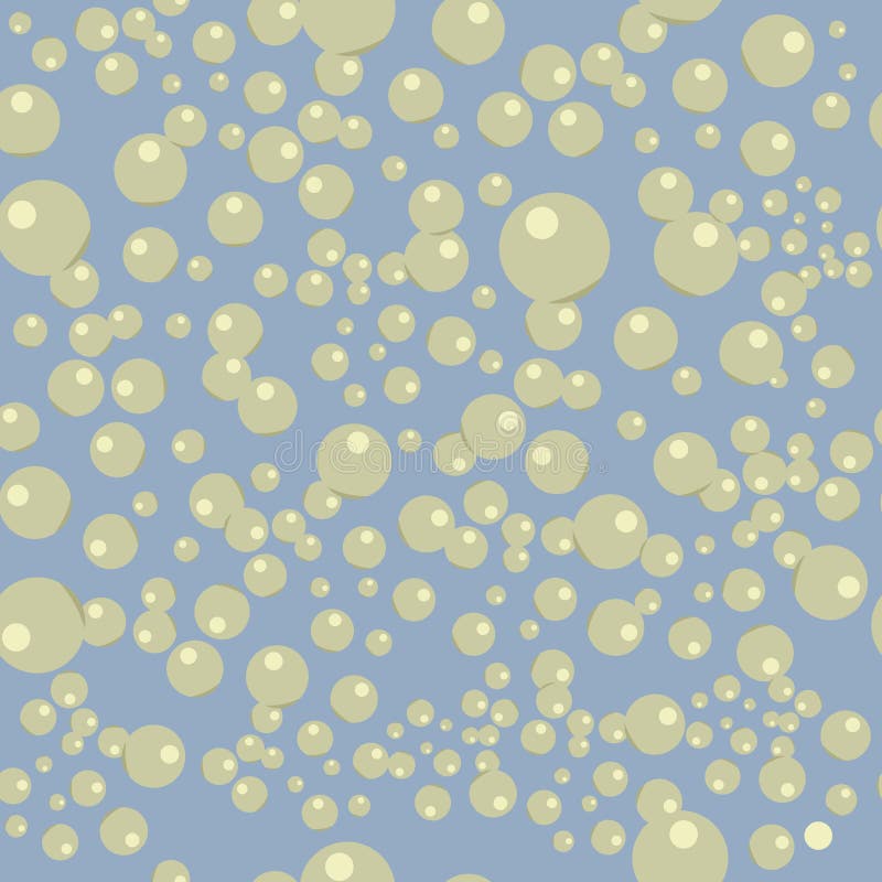 Seamless Pattern Bubbles on the Water Surface Stock Vector ...