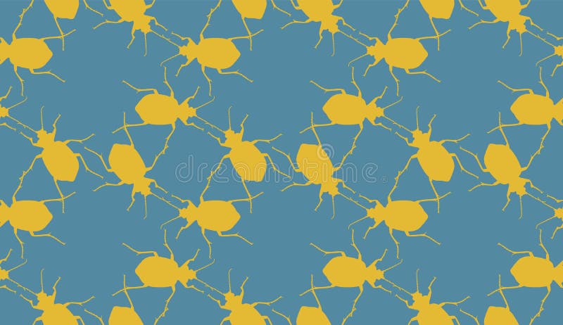Seamless Pattern with Bugs. Endless Background with Beetles Stock ... Seamless Pattern with Bugs. Endless Background with Beetles Stock ...