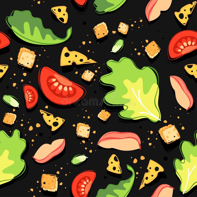 Caesar Salad Cartoon Stock Illustrations 64 Caesar Salad Cartoon