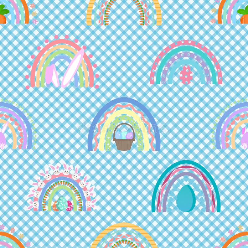 Seamless Repeating Pattern Celebrating Festive Easter during Spring ...
