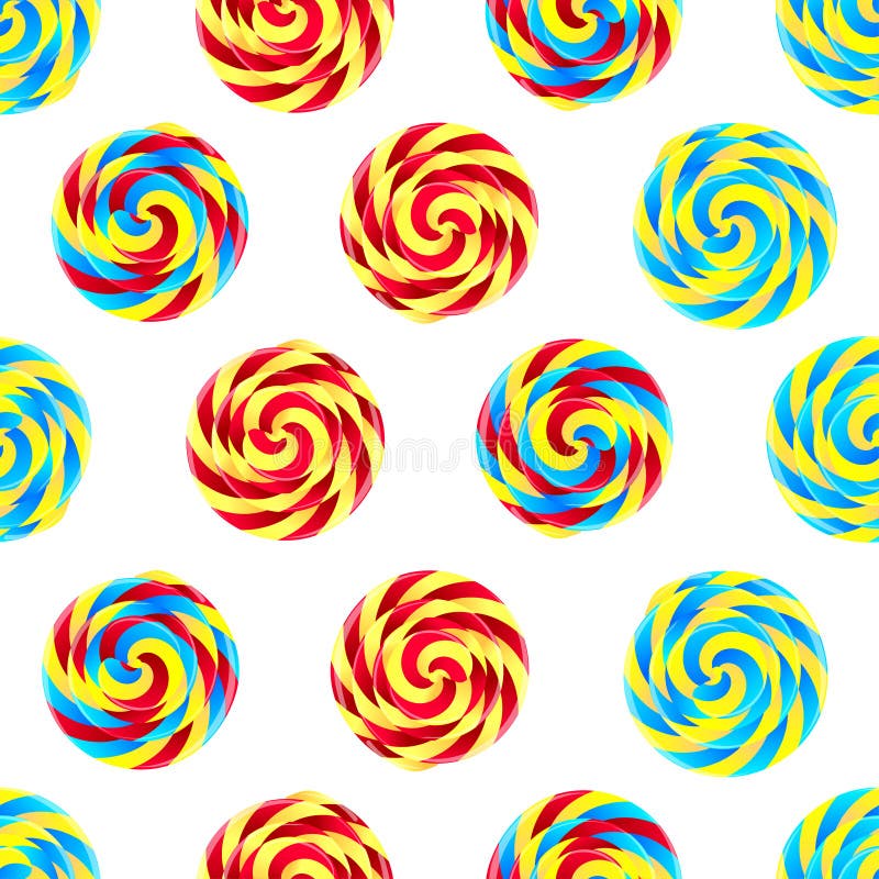 Seamless Pattern with Candies. Stock Vector - Illustration of birthday ...