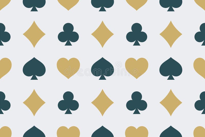 Playing Card Suits Pattern Stock Illustrations – 1,174 Playing Card ...