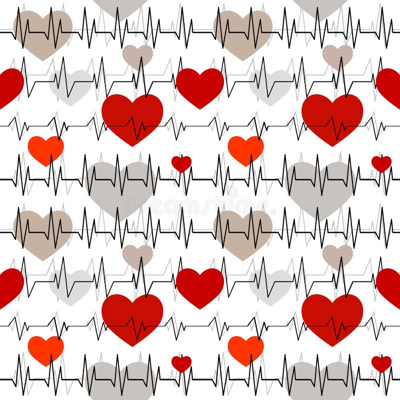 Seamless Ekg Pattern Stock Illustrations – 411 Seamless Ekg Pattern ...