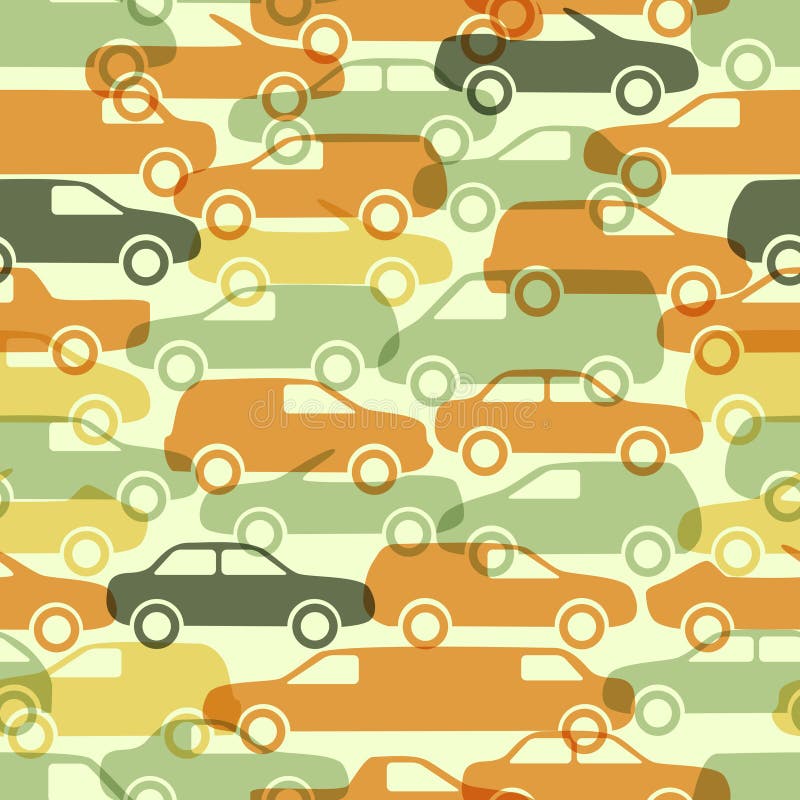 Traffic (seamless Vector Wallpaper) Stock Vector - Illustration of ...