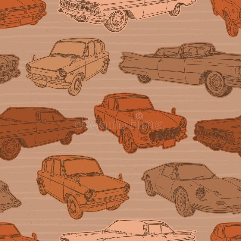 Muscle Cars Pattern Stock Illustrations – 55 Muscle Cars Pattern Stock ...