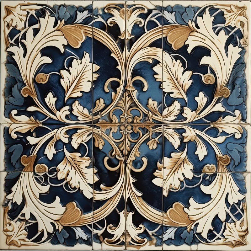 Ceramic Tile Pattern. Wall or Floor Texture. Absrtract Decorative ...