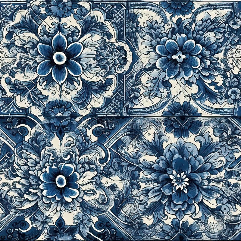 Seamless Pattern with Ceramic Tile Pattern. Absrtract Decorative ...