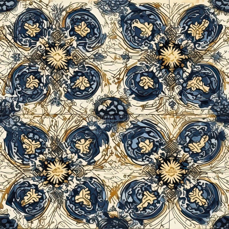 Ceramic Tile Pattern. Wall or Floor Texture. Absrtract Decorative ...