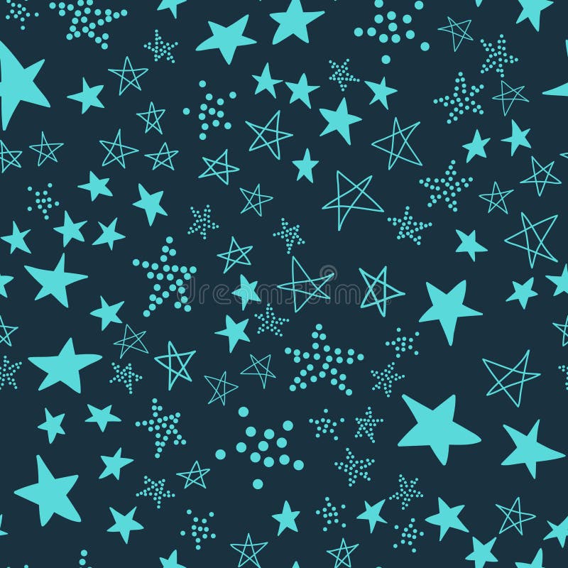 Scattered Seamless Stars Stock Illustrations – 630 Scattered Seamless ...
