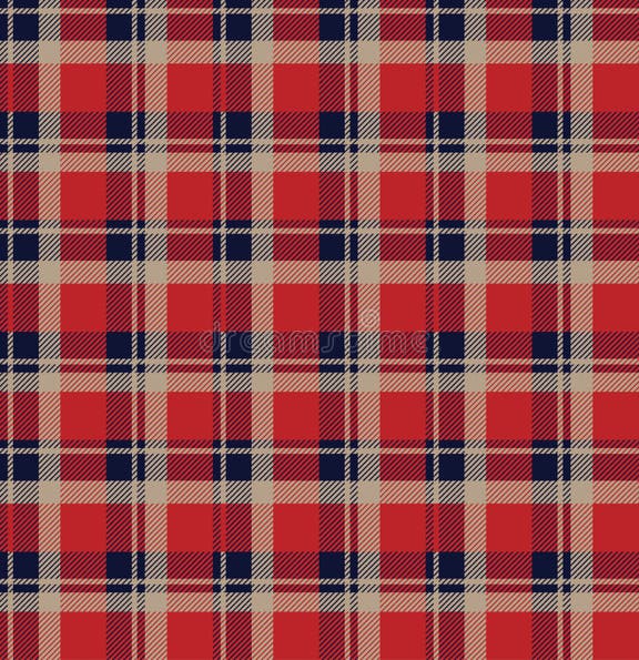 Seamless Red check pattern stock vector. Illustration of vector - 247019040