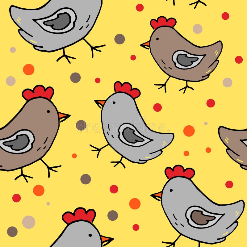 Pattern Chickens Stock Illustrations – 2,247 Pattern Chickens Stock ...