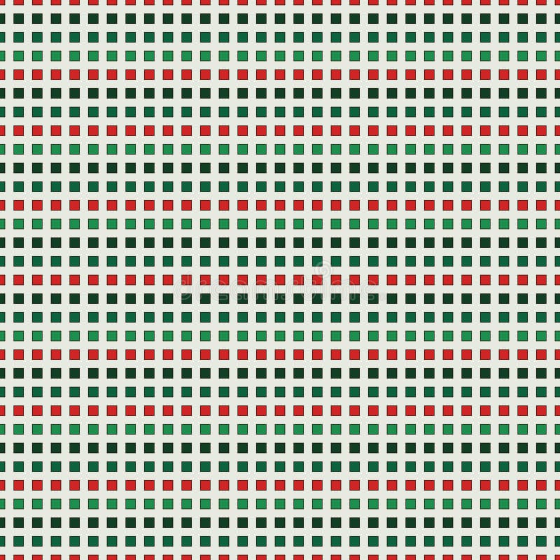 Seamless Pattern in Christmas Traditional Colors with Repeated Squares ... Seamless Pattern in Christmas Traditional Colors with Repeated Squares ...