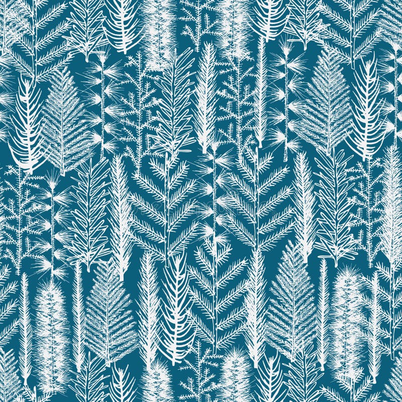 Conifer Tree Pattern Stock Illustrations – 6,972 Conifer Tree Pattern ...