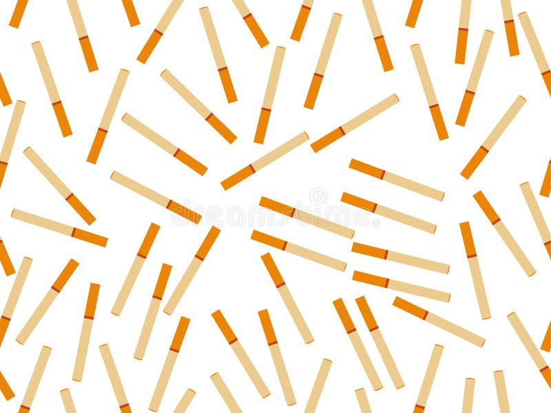 Seamless Pattern with Cigarettes. Vector. Stock Vector - Illustration ...