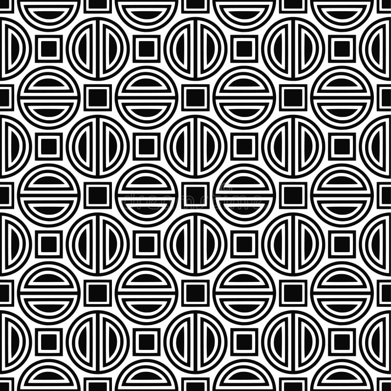 Mixed Geometric Shapes Vector Background Pattern Design Stock Vector ...